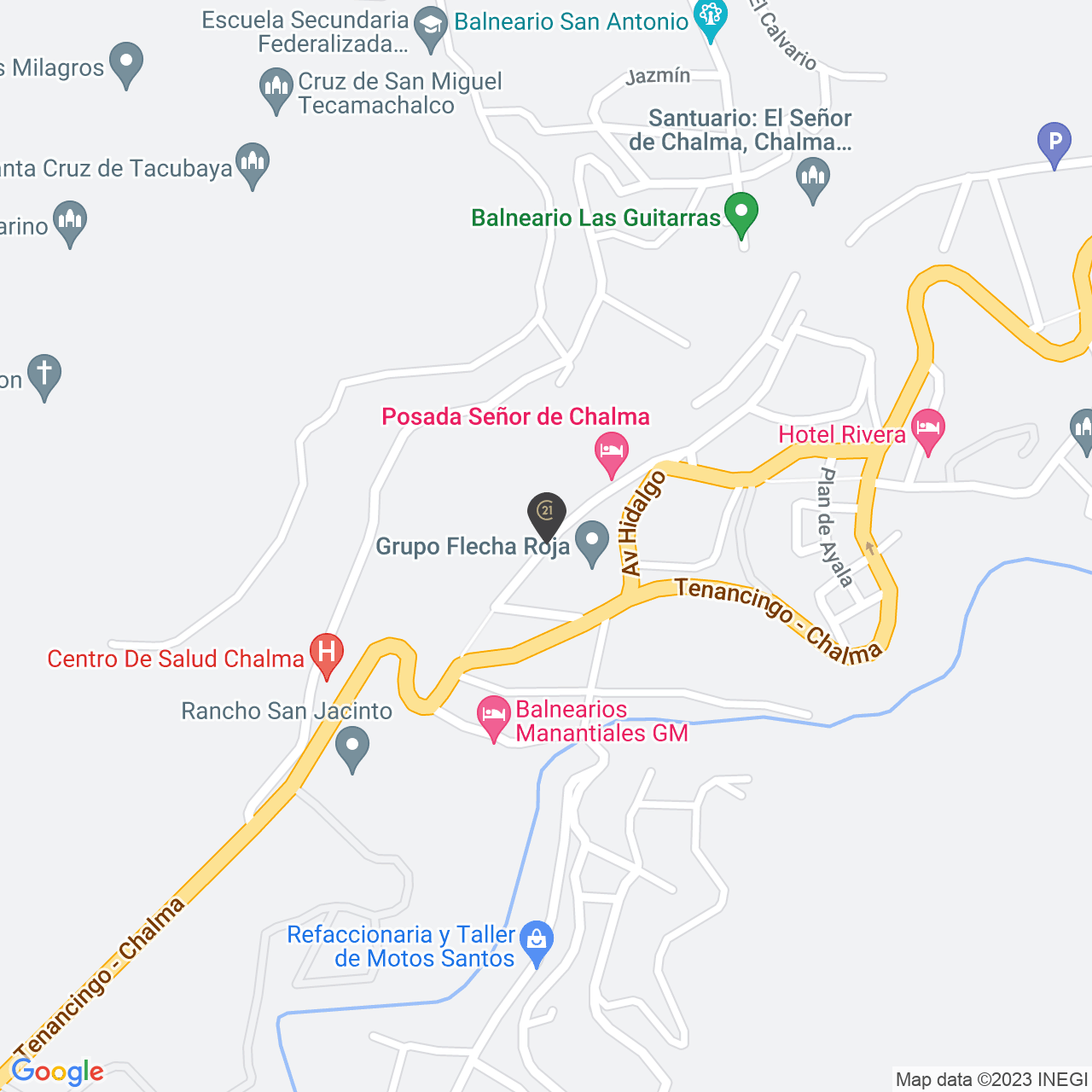 Malinalco Mapa Map Of The Ensenada Region Showing The Urban Area Of