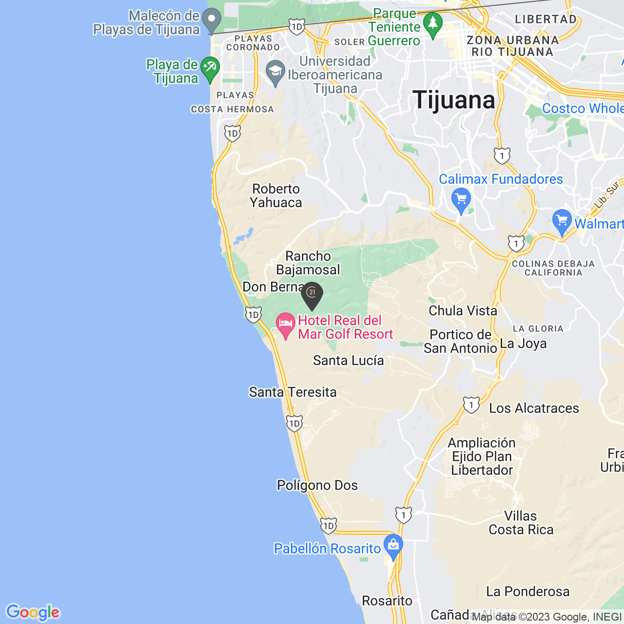 Mapas De Tijuana-baja California